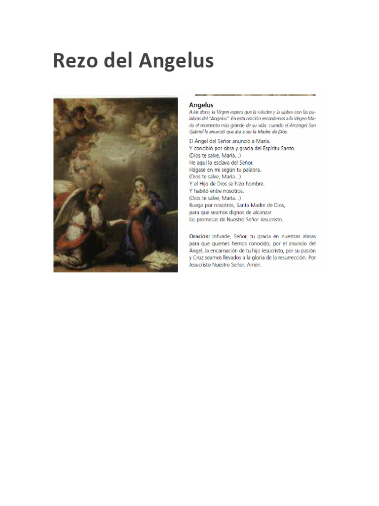 Rezo Del Angeluz | PDF