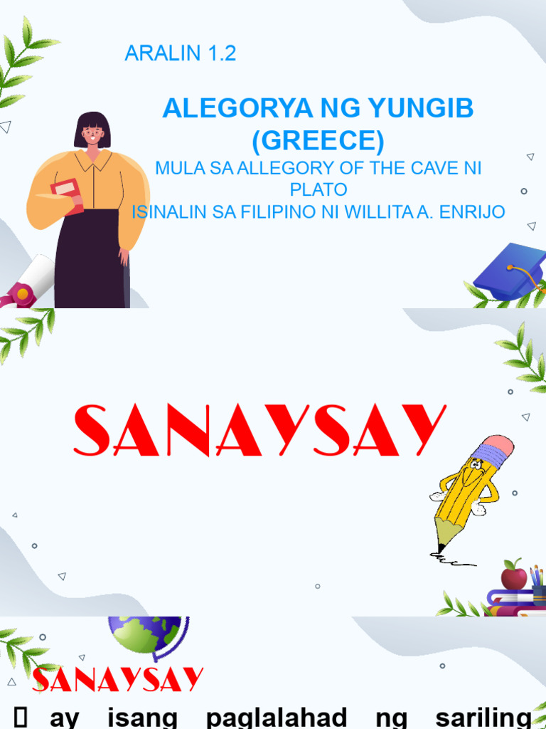 Aralin 1.2 - Sanaysay - Ekspresiyon | PDF