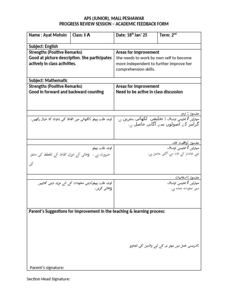 PRS 1A 2 Term | PDF