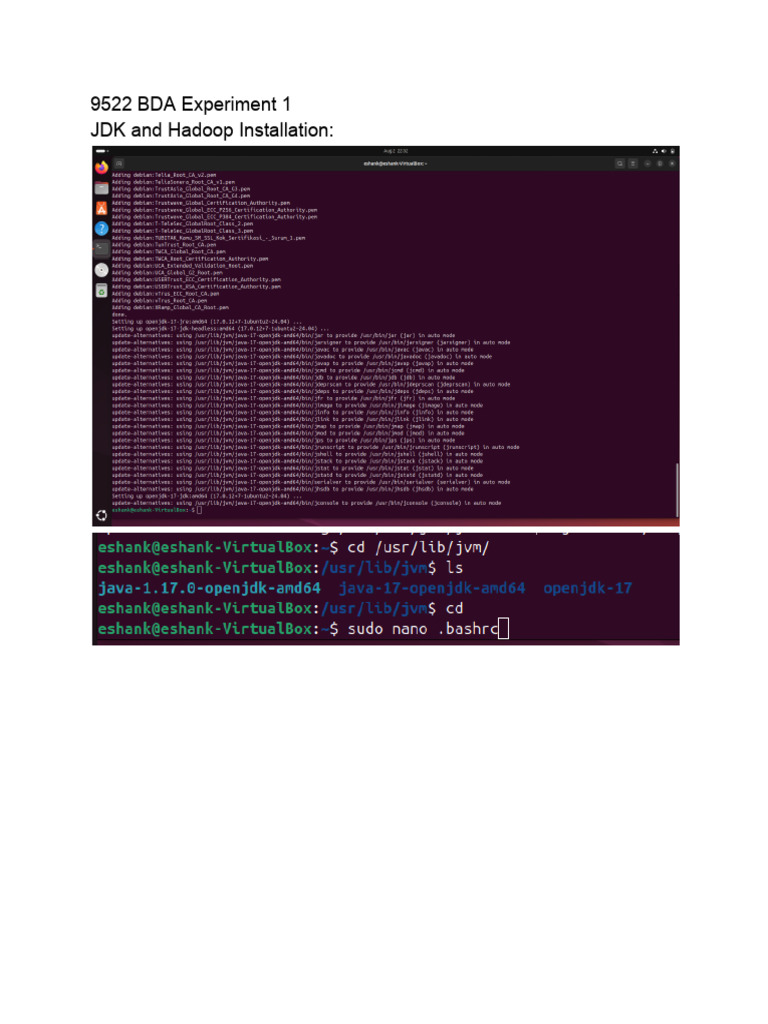 9602 BDA Exp 1 | PDF