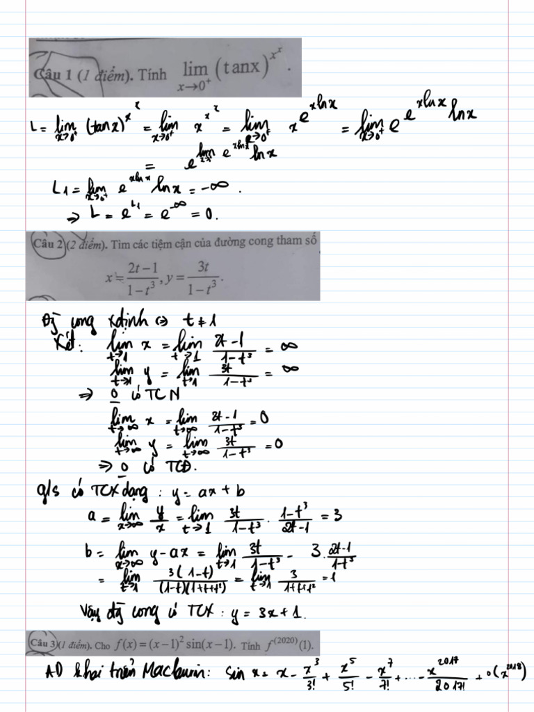 Đề KSTN GT1 | PDF
