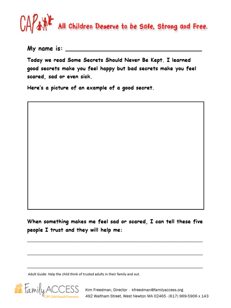 Some Secrets Should Never Be Kept Activity | PDF