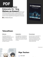 Kabanata 31 El Filibusterismo | PDF