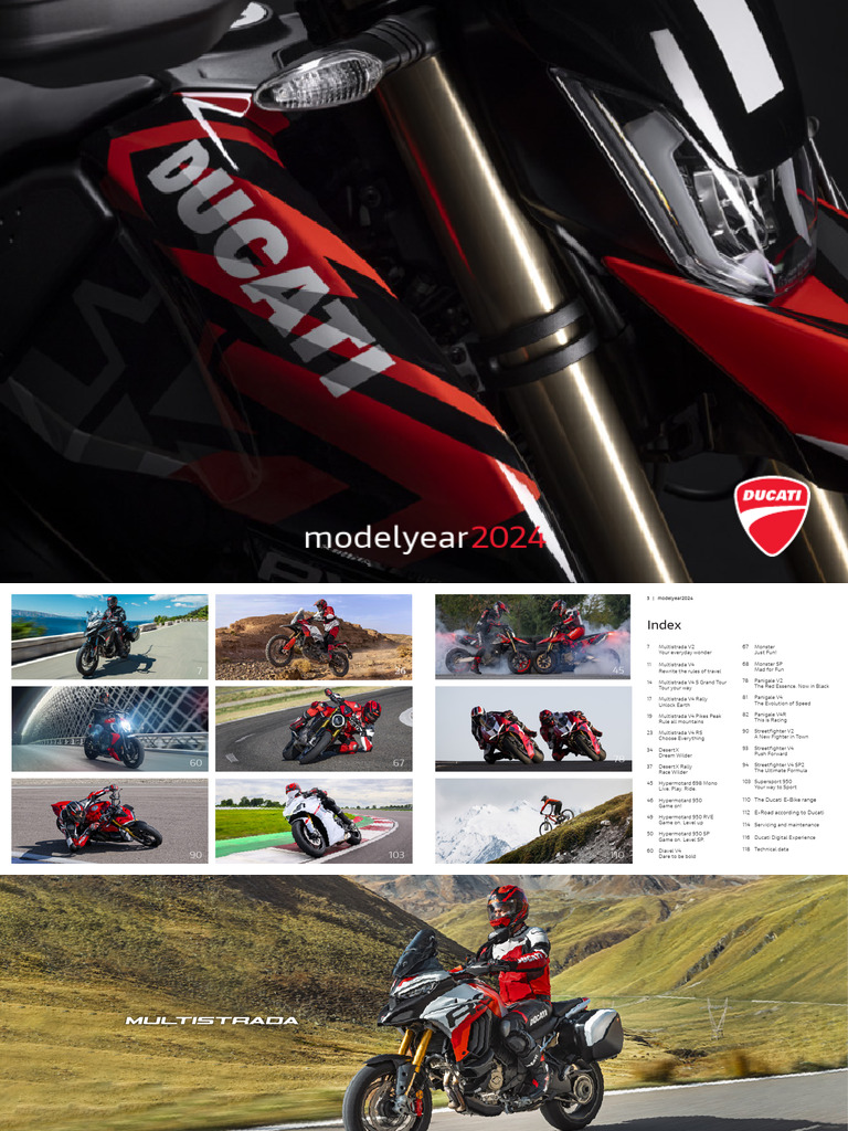 Ducati Tradeshow MY 2024 Web ENG | PDF | Land Vehicles