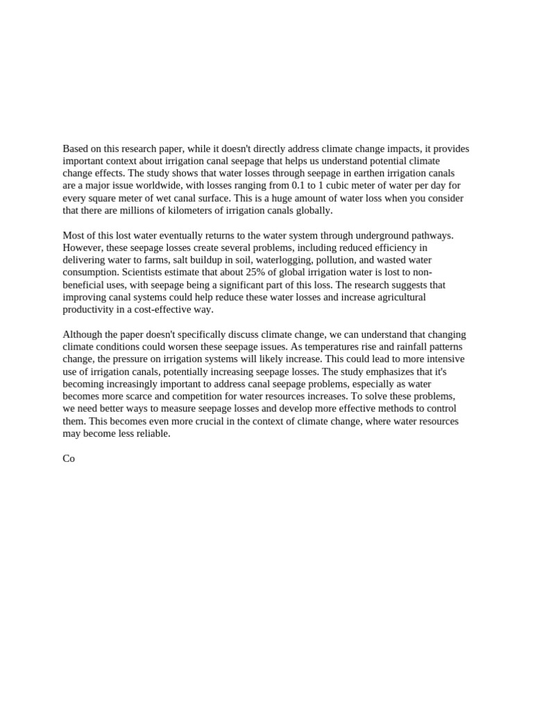 IRRIG RRL | PDF | Irrigation | Water