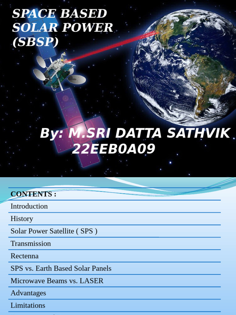 Solar Power Satellite | PDF | Antenna (Radio) | Microwave