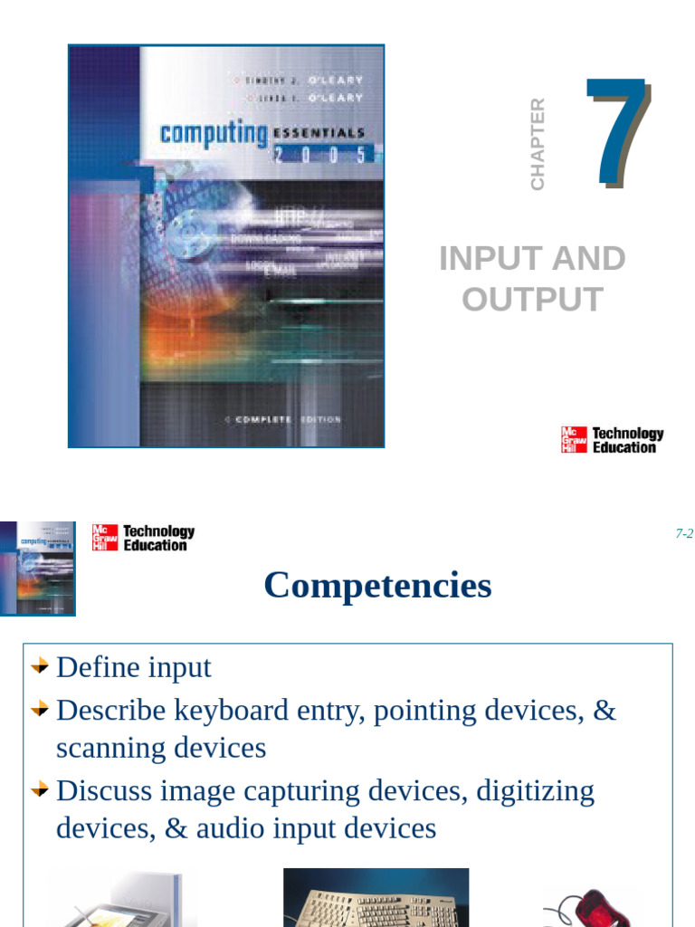 Input and Output Devices | PDF | Computer Keyboard | Computer Monitor
