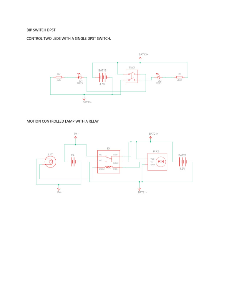 Dip Switch DPST | PDF