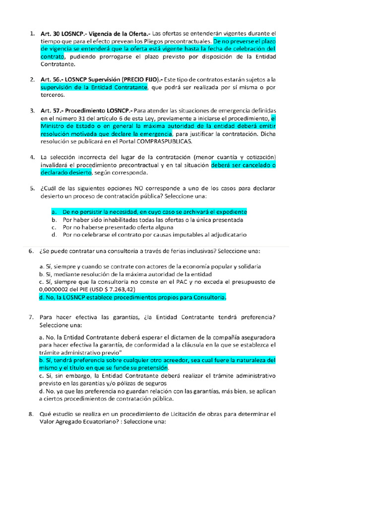 Preguntas Sercop | PDF | Subasta | Presupuesto