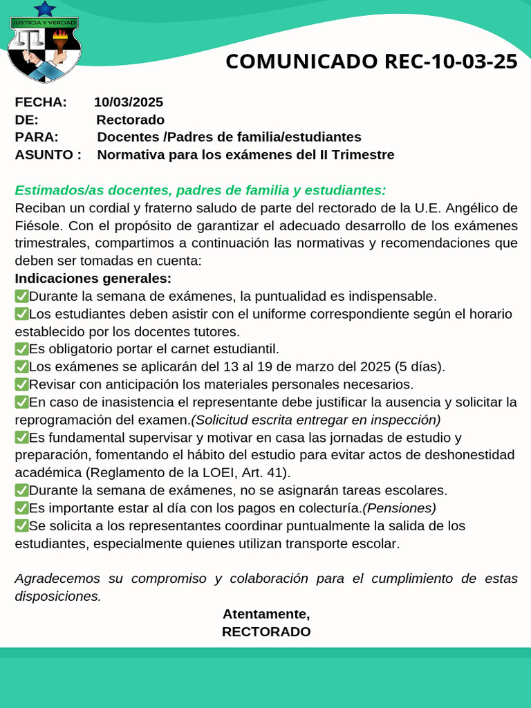 COMUNICADO ADF 100325 | PDF