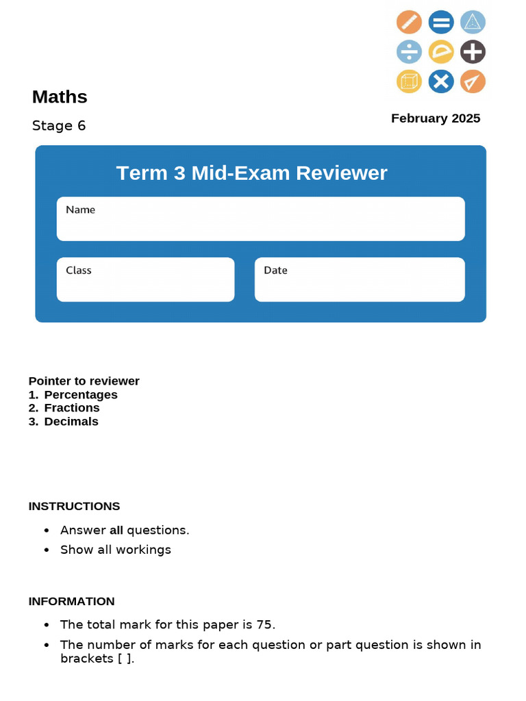 Grade 5-3rd Midterm Exam Reviewer | PDF