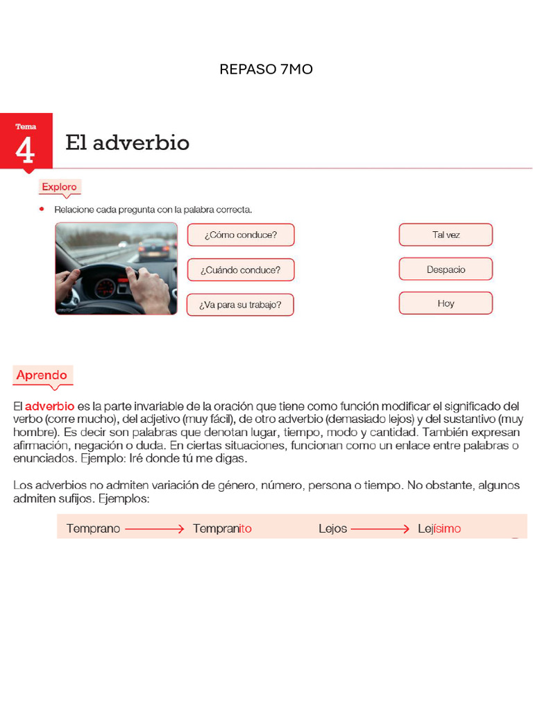 Repaso Completo 7mo Grado | PDF