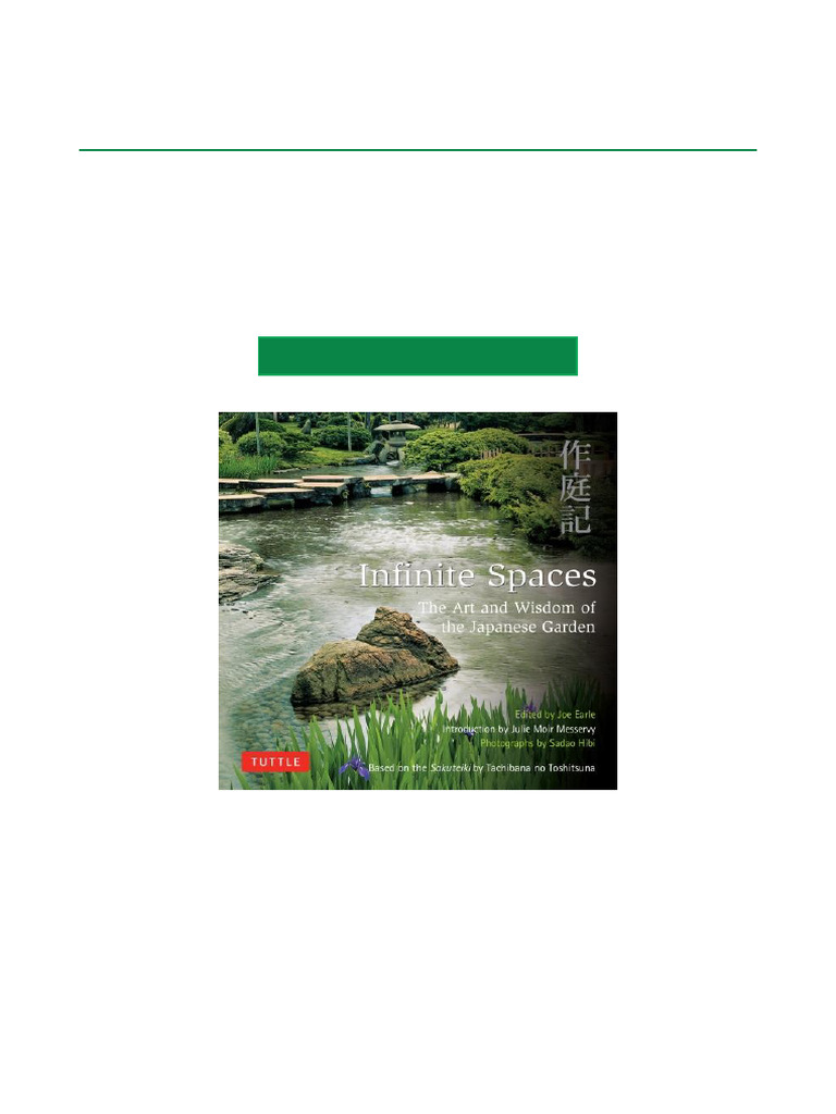 Expert Pick Infinite Spaces The Art and Wisdom of the Japanese Garden ...