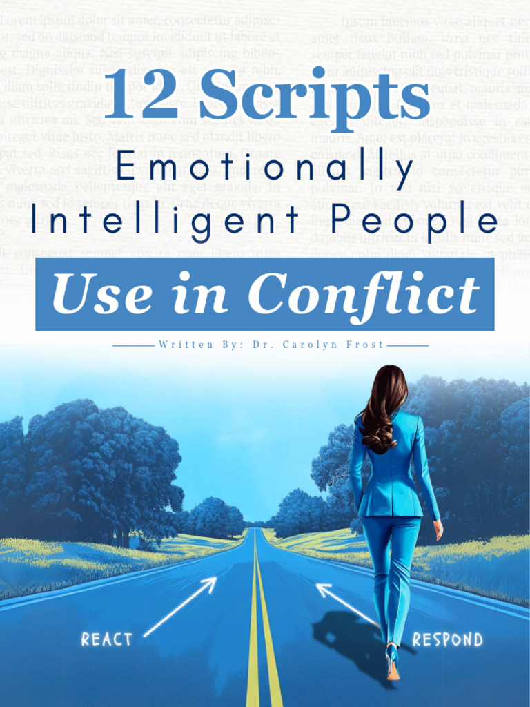 12 Scripts Emotianlly Intelligent People Use | PDF