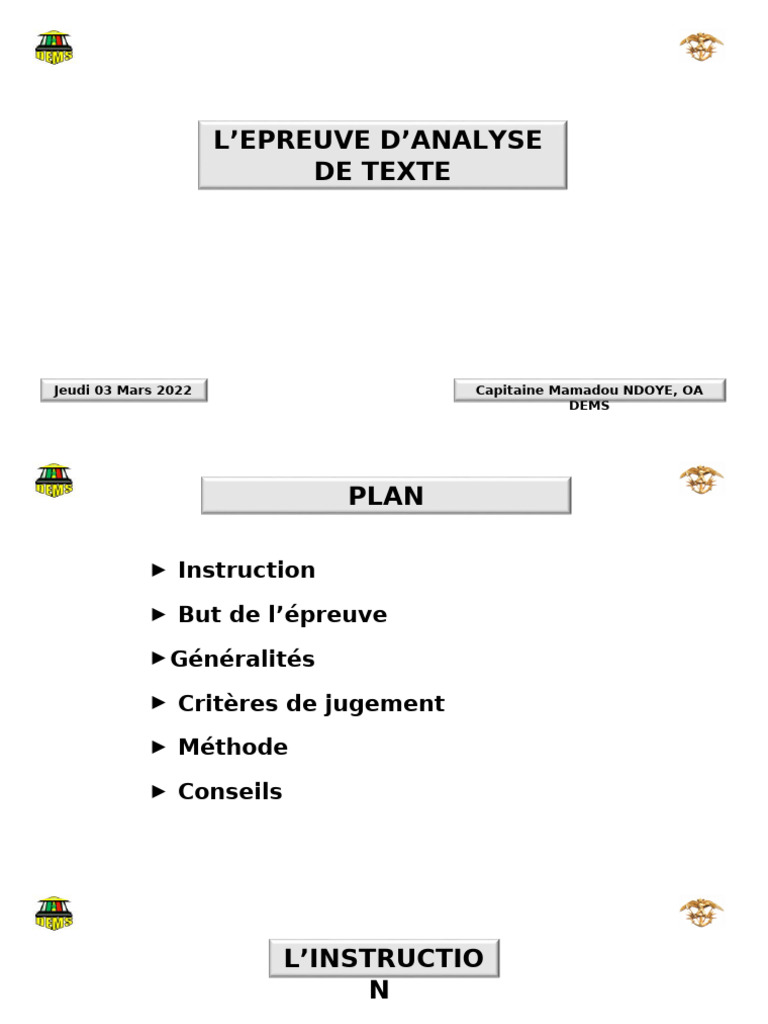 Cours Analyse de Texte | PDF
