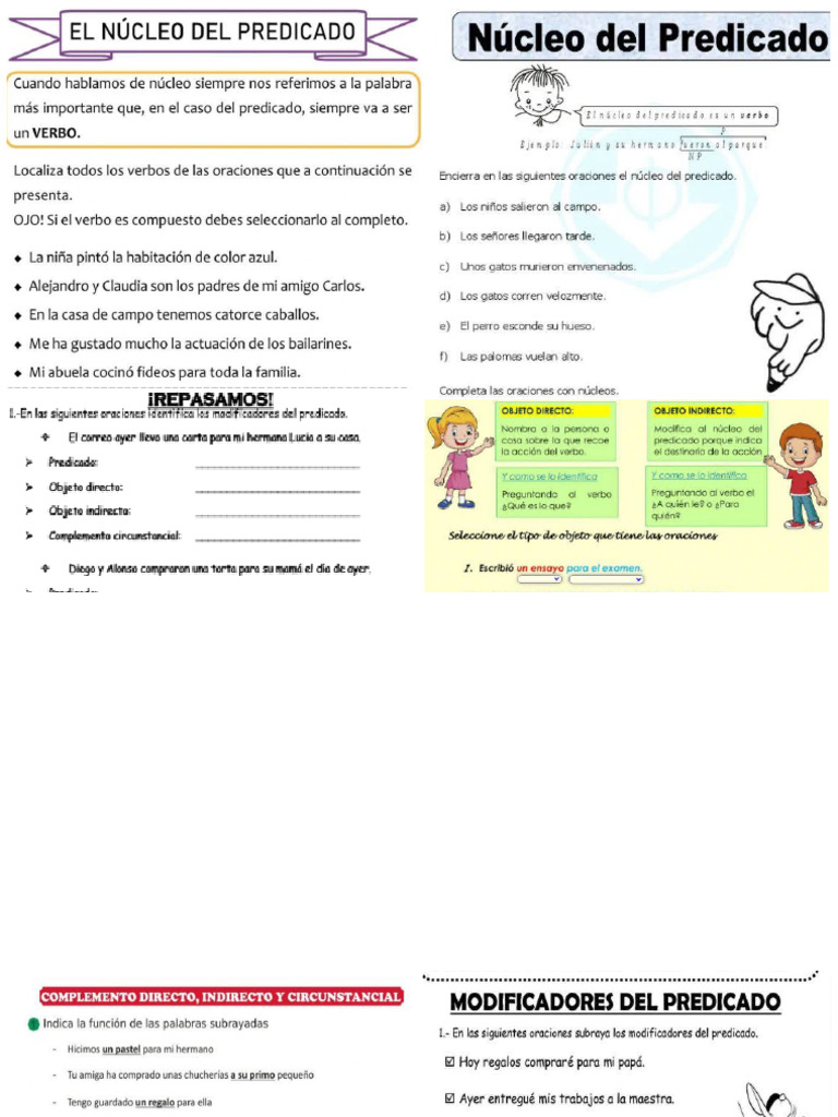 estructura del predicado | PDF