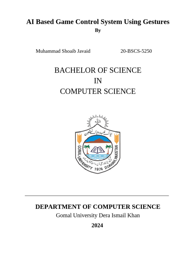 AI Game Control System Using Gestures | PDF | Online Shopping | Use Case