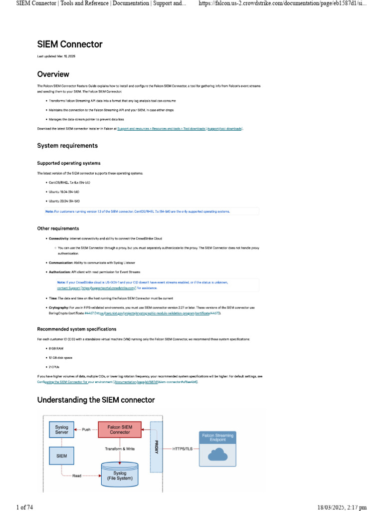 Crowdstrike SIEM Connector | PDF