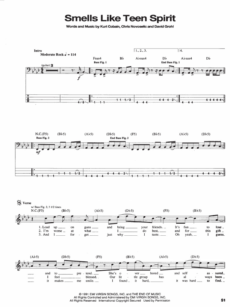 Nirvana Smell Like Teen Spirit | PDF