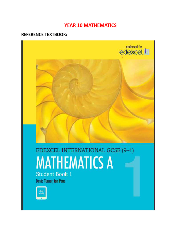 Year 10 Math & Physics Overview | PDF