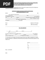 CEA Certificate and Self-Declaration Form | PDF