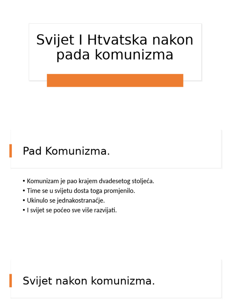 Prezentacija Povjest | PDF