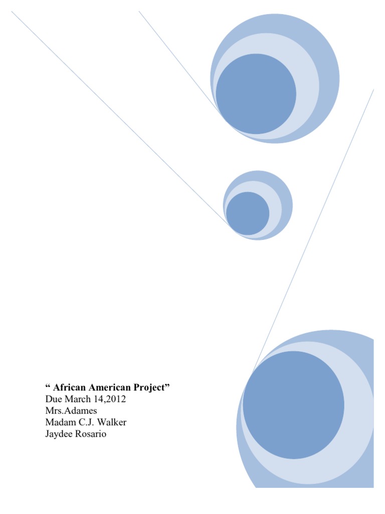 African American Project | PDF