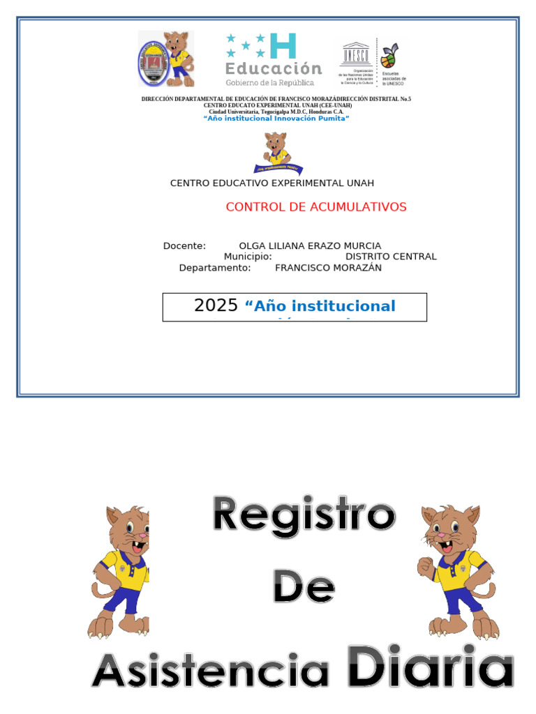 Libreta de Asist y Control de Acumulat 2025 II Ciclo | PDF