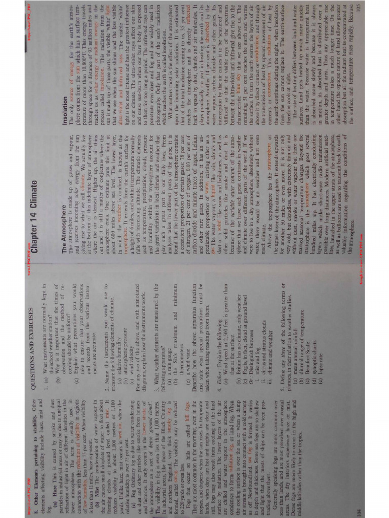 Chap 14 Climate of GC Leong | PDF