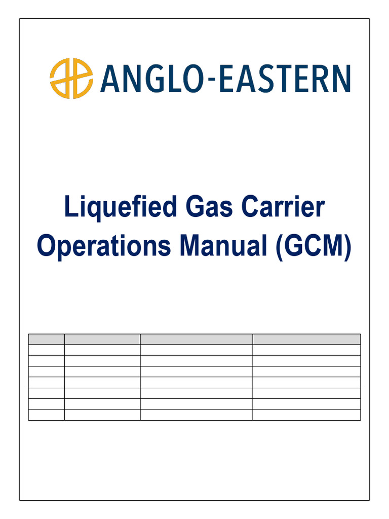06 Gas Carrier Manual (GCM) | PDF | Personal Protective Equipment | Gases
