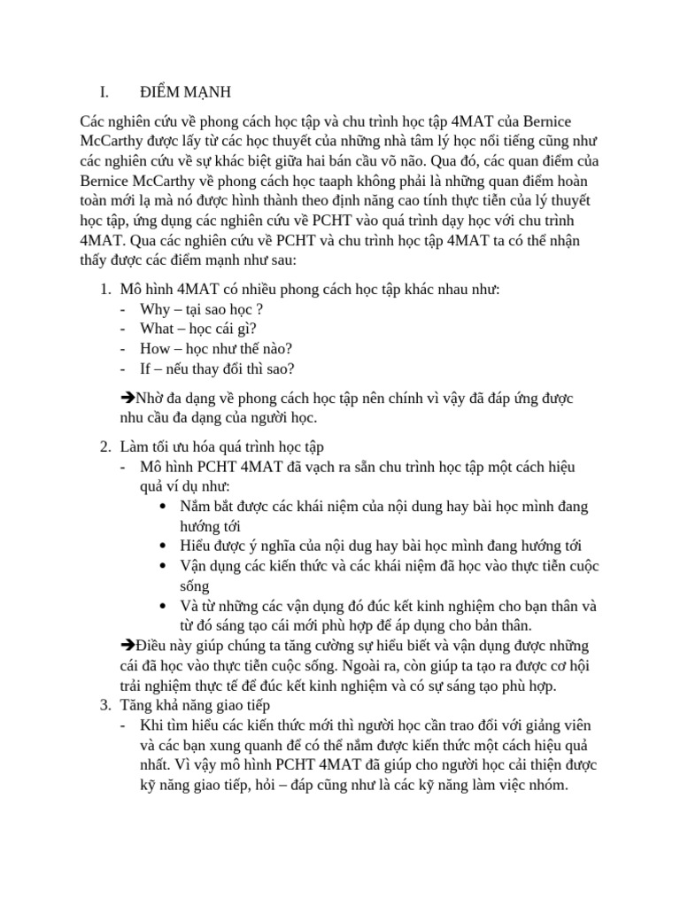 N I Dung Bernice Mccarthy | PDF