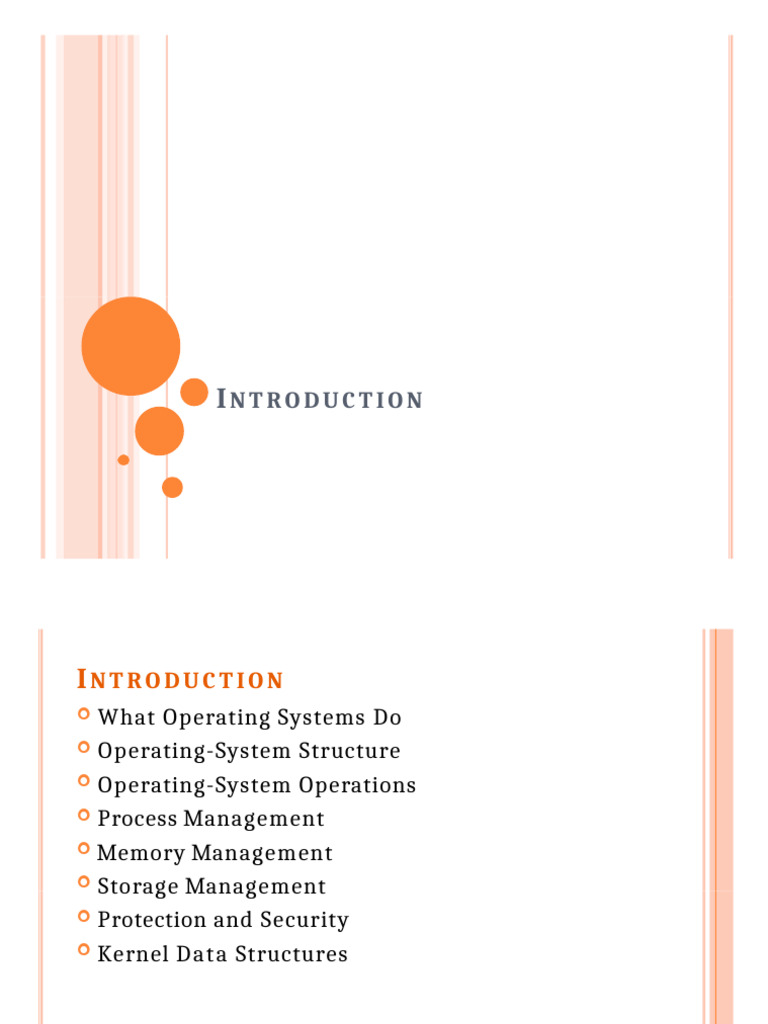 IntroductiontoOS_complete | PDF | Operating System | Process (Computing)