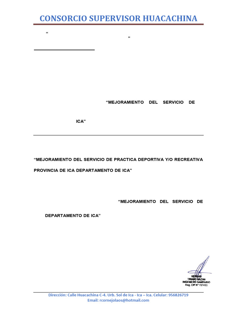 Informe Nº 01-2025 IISS-HTB LEV OBS SEGUNDO ENTREG APROBADO | PDF