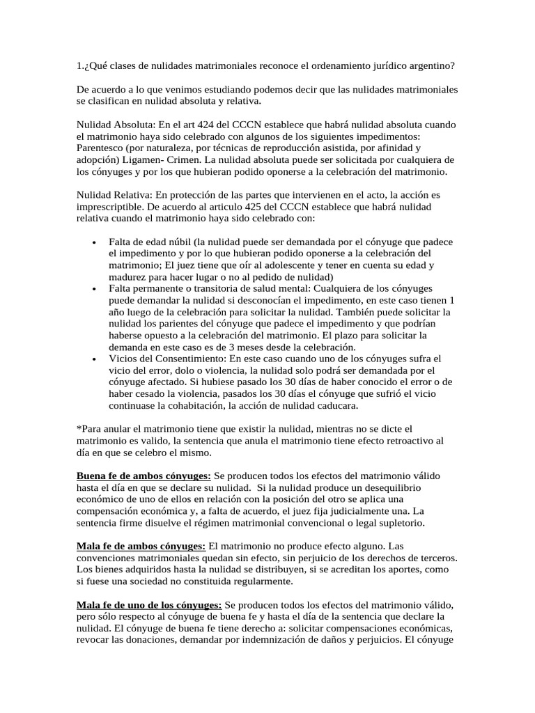 Foro TP3 | PDF | Anulación | Matrimonio