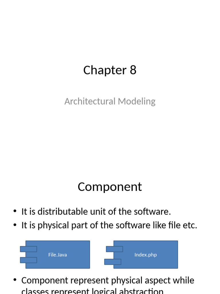 Architectural Modeling in Software Systems | PDF
