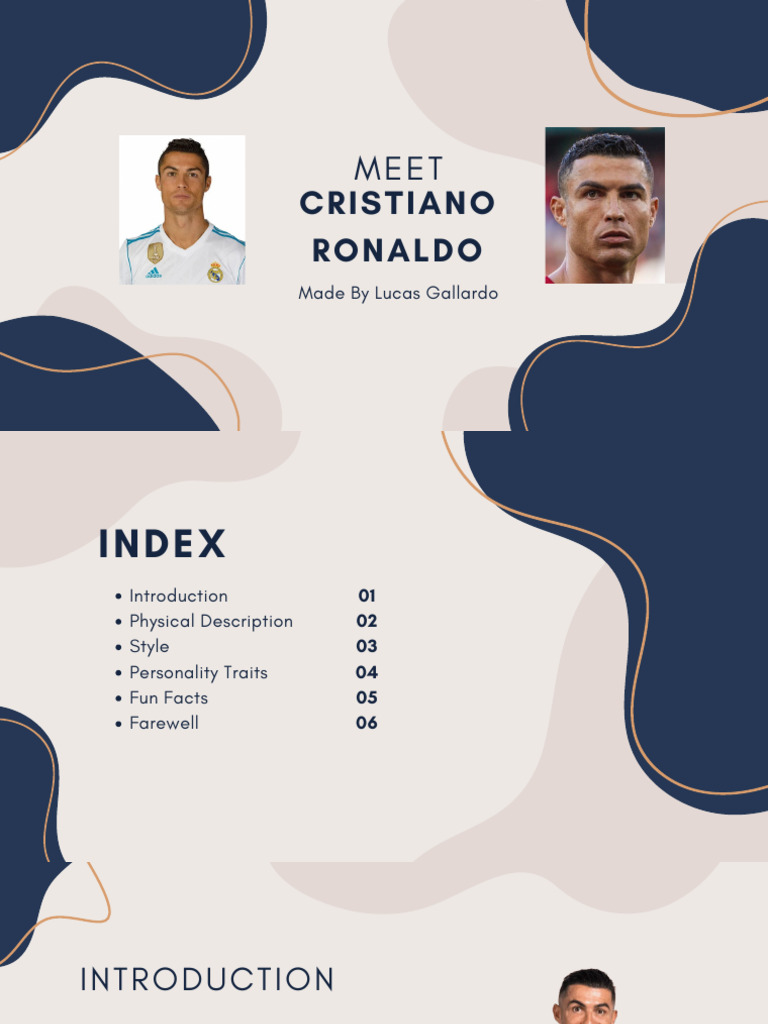 Cristiano Ronaldo: Life and Traits | PDF