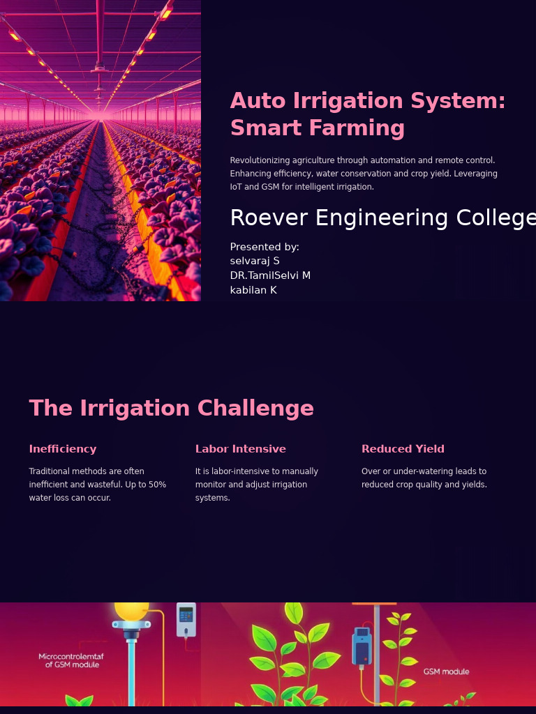 Smart Auto Irrigation System Guide | PDF | Irrigation | Agriculture