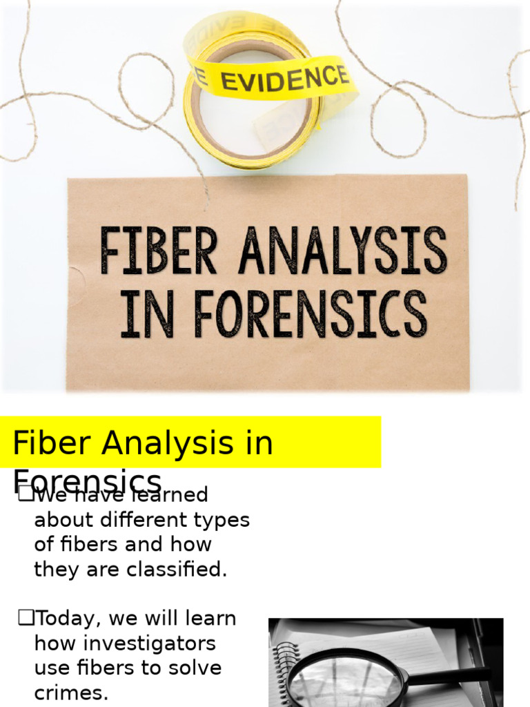 Fiber Analysis Techniques in Forensics | PDF | Microscopy | Forensic ...