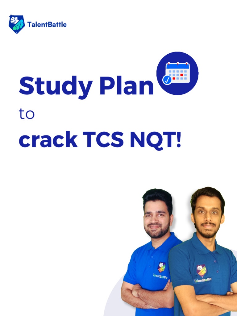 TCS NQT (Ninja + Digital + Prime) Preparation Study Plan 2025 | PDF | Software Development ...