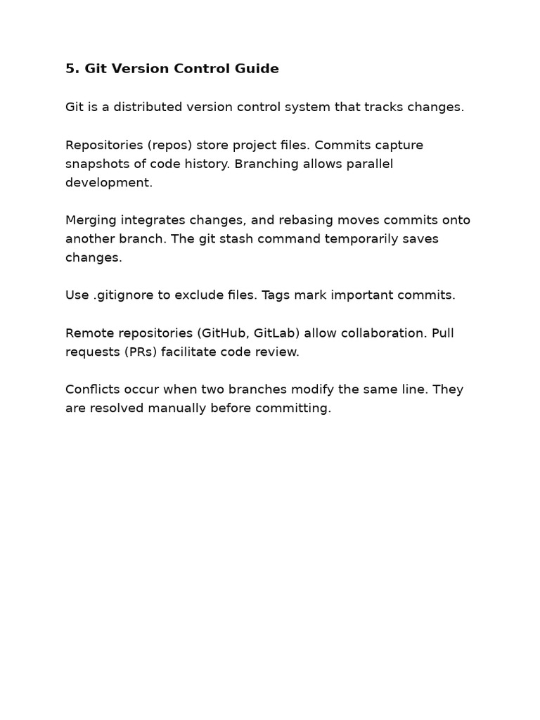 Git Version Control Guide | PDF