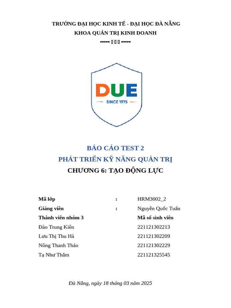 T o Đ NG L C Nhóm 3 PTKNQT | PDF