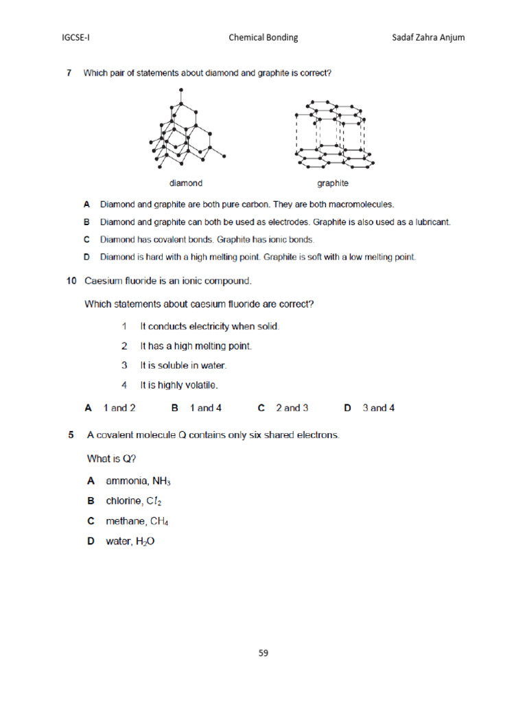 4 Chemical Bonding | PDF