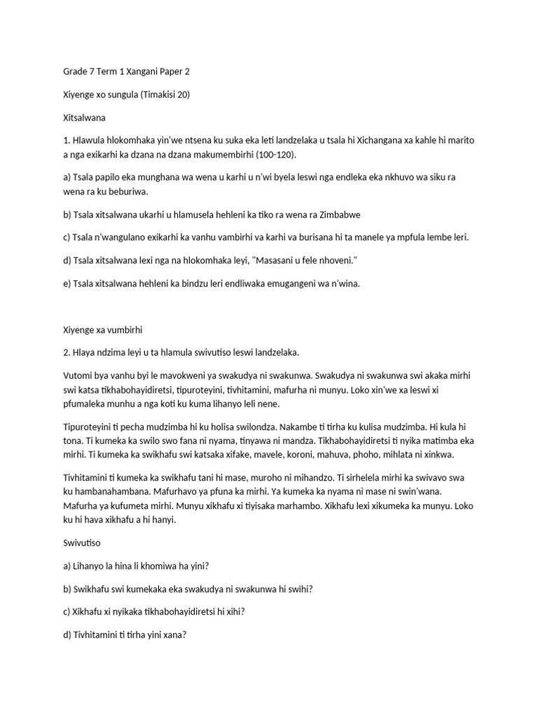 Grade 7 Term 1-WPS Office XANG 2 | PDF