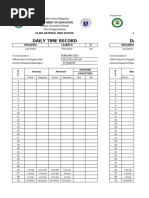 Sample-Dtr - July | PDF