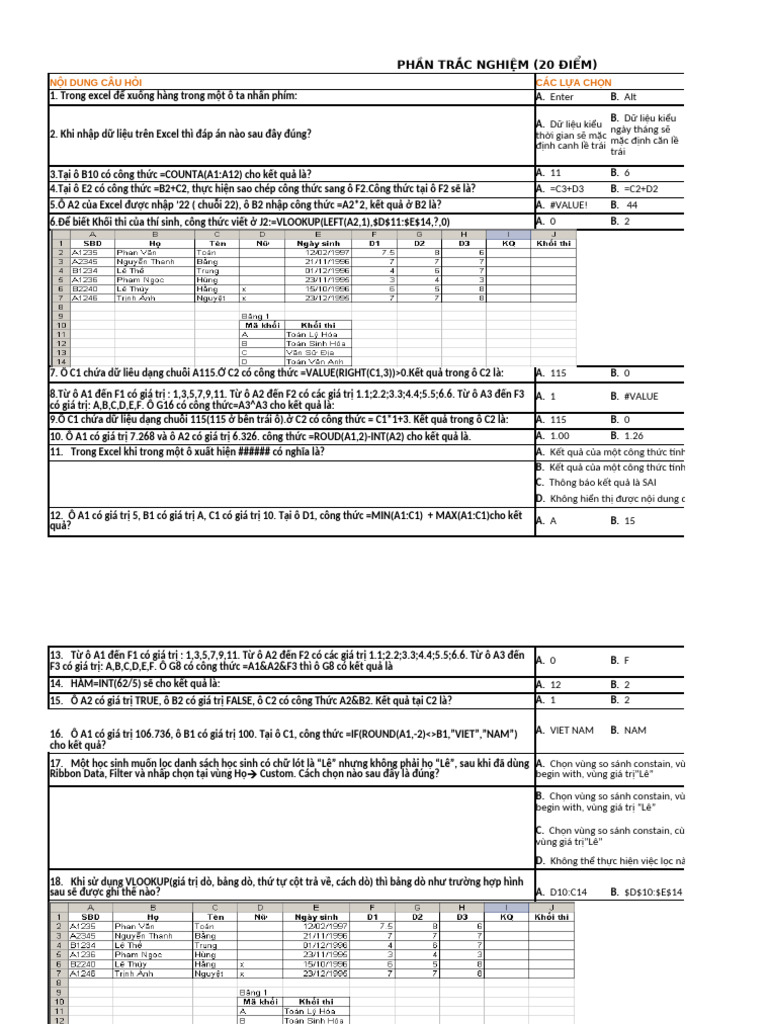 k62mf1.Csii Nguyễn Tú Uyên - Gk2 - ai | PDF