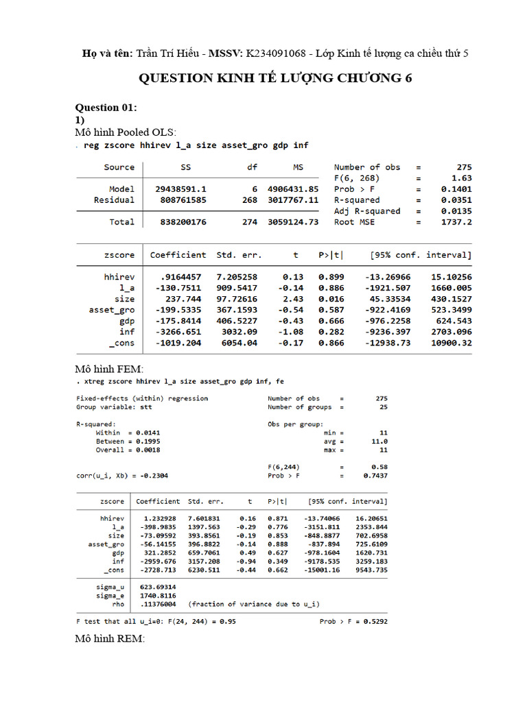 [KTL] - TRẦN TRÍ HIẾU - QUESTION CHƯƠNG 6 - NGÀY 06_3_2025 | PDF