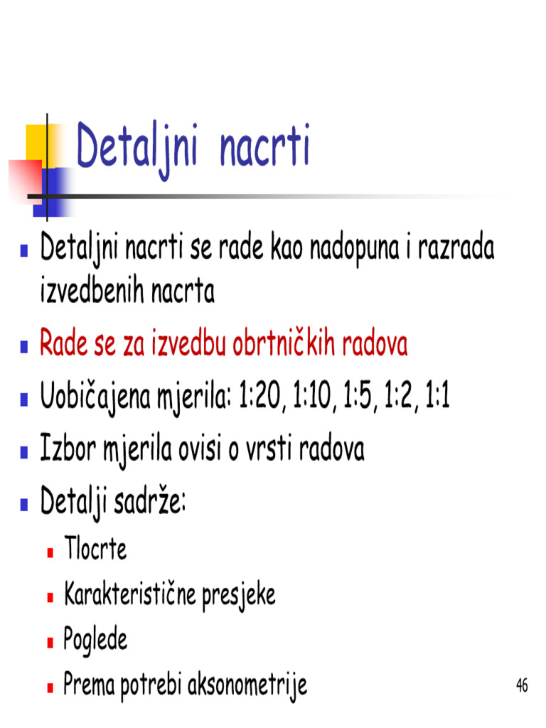 46 Arhitektonski-Nacrti | PDF