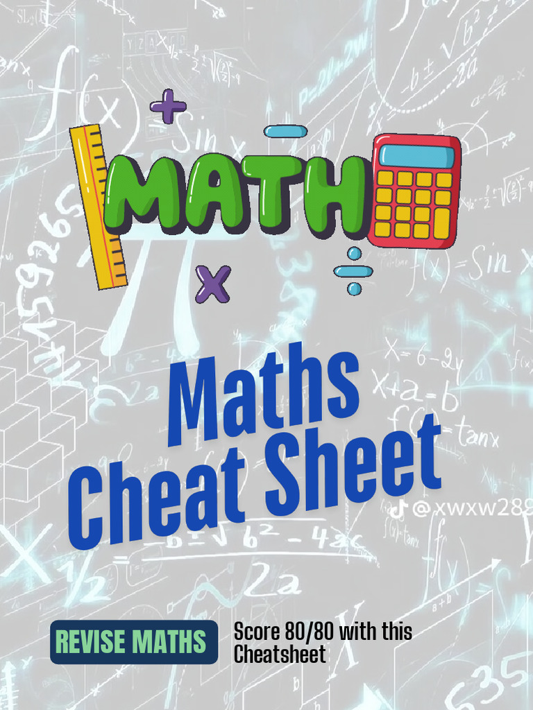 Maths Formula Sheet - PDF 20250309 173801 0000 | PDF