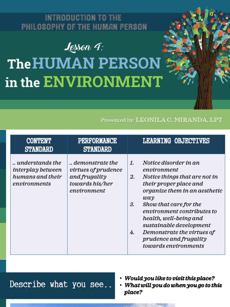 Human-Environment Philosophy Insights | PDF | Environmental Ethics ...