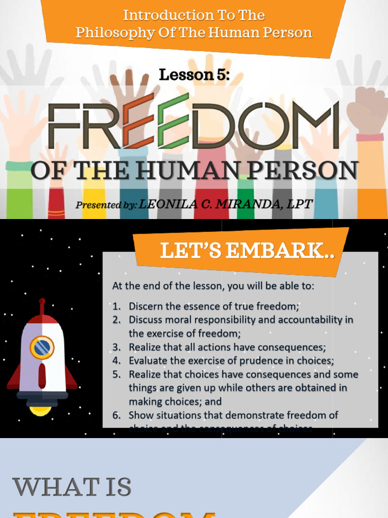 Essence of Freedom in Philosophy | PDF | Free Will | Knowledge